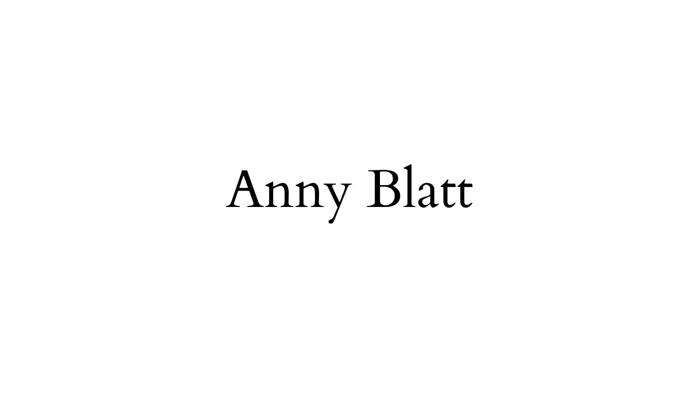 Anny Blatt (1910)