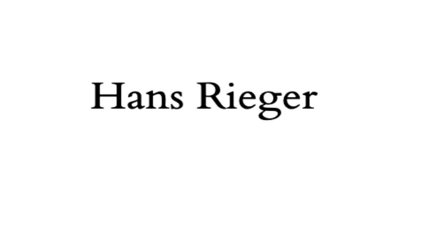 Rieger, Hans - MAM-e